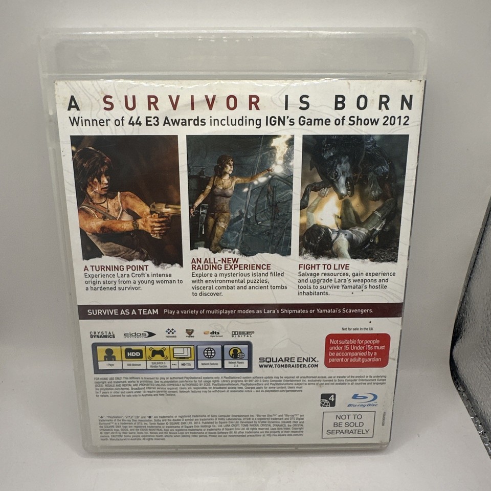 Tomb Raider • Sony Playstation 3 PS3 Game (2013) AUS • Square Enix | eBay