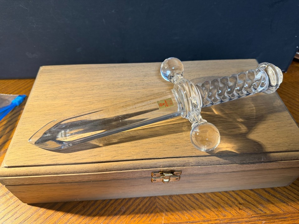 66TH MILITARY INTELLIGENCE BRIGADE GLASS DAGGER W/DISPLAY BOX | eBay