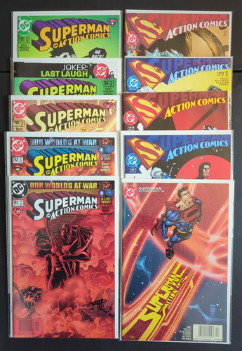 ACTION COMICS LOT OF 10 ~ #781 782 783 784 785 786 787 788 789 790 ~ DC ...