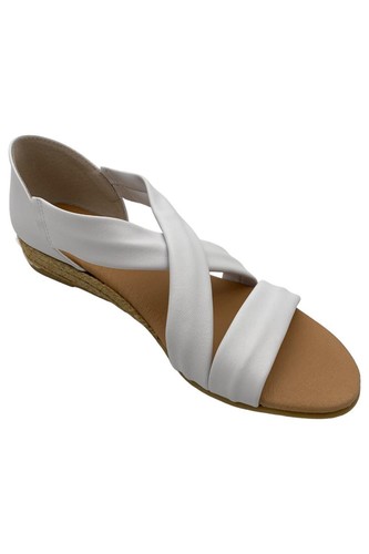 Pinaz Suede Cross-Over Strap Sandals Blanco | eBay