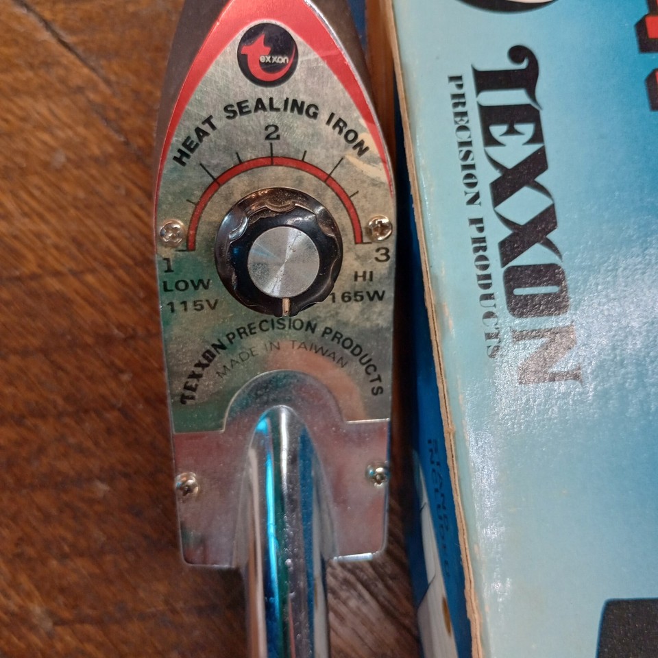 Texxon Heat Sealing Iron with Iron Rock Coating Tested and Working | eBay