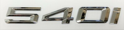 1PCS NEW 540I 540 LOGO CAR REAR TRUNK NAMEPLATE EMBLEM BADGE DECAL ...
