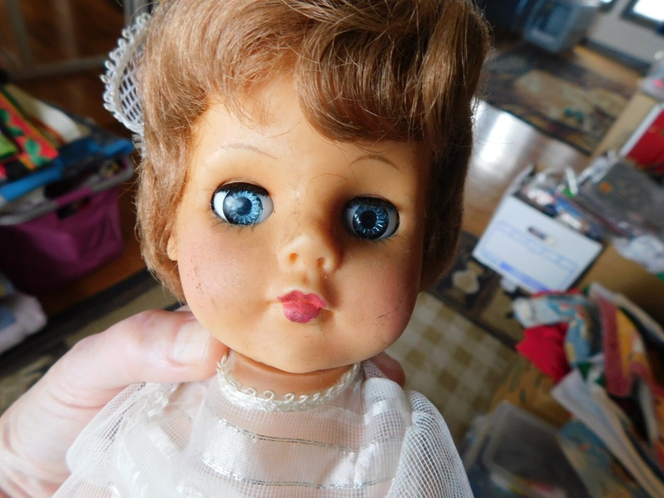 Eegee Walker Bride Doll Vintage 13 Inch Works Head Turns | eBay