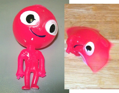 Splat PINK ALIEN Toy! splats then morphs back! throw on a smooth clean ...