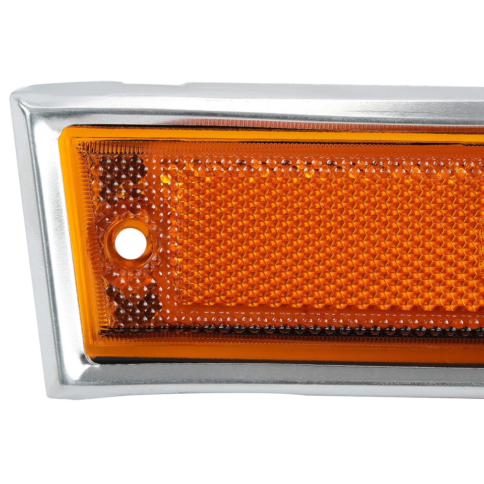 Side Marker Lights Amber Lens For Chevy GMC Pickup Truck 1981-1991 C10 ...