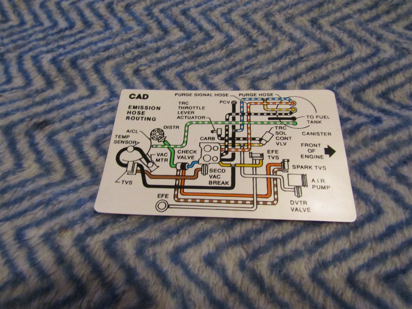Vacuum Hose Routing Diagram Chevrolet