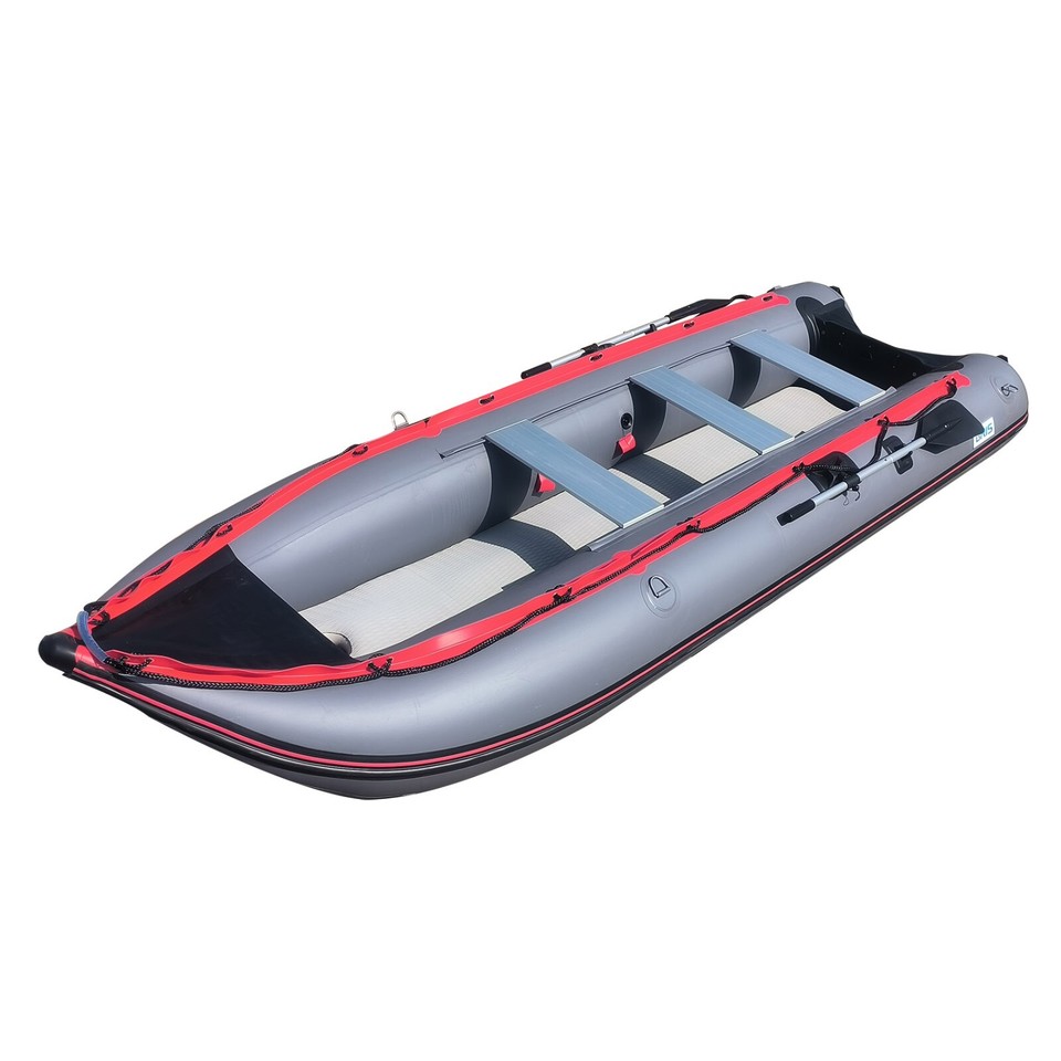 BRIS 14.5Ft Heavy Duty Inflatable Kayak Boat Tender Inflatable Canoe ...
