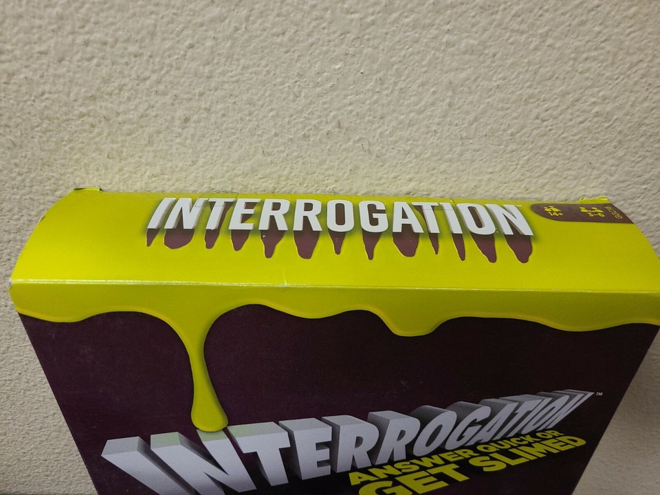 Mattel "Interrogation" Board Game: Answer Quick Or Get Slimed NEW FREE ...
