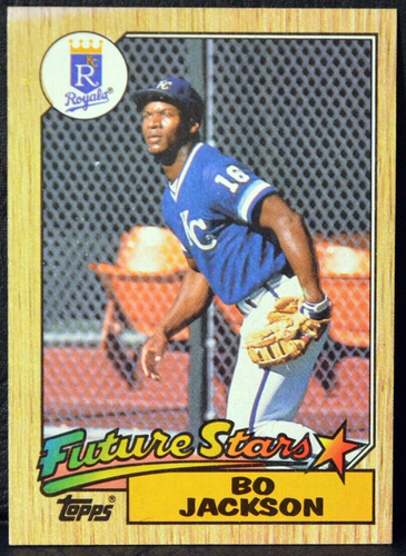 1987 Topps #170 BO JACKSON Kansas City Royals Future Stars RC Rookie NM ...