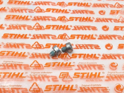 MS461 MS661 Chainsaw Short Muffler Cover Spline Screw Real OEM STIHL 2 ...
