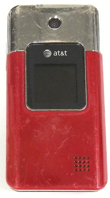 Pantech C610 - Red and Silver ( AT&T ) Very Rare Cellular Flip Phone | eBay