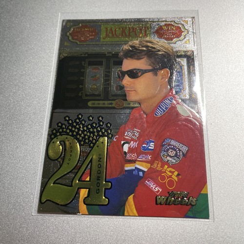 1998 Wheels Racing Jeff Gordon JACKPOT Insert Card #J3 (F1) | eBay