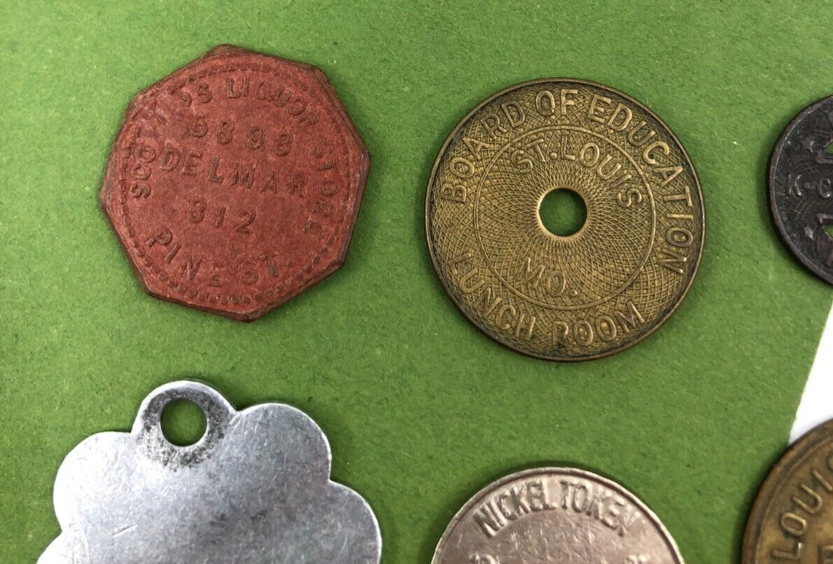 Vintage Missouri Tokens Trade Board of Education Lunch St. Louis ...