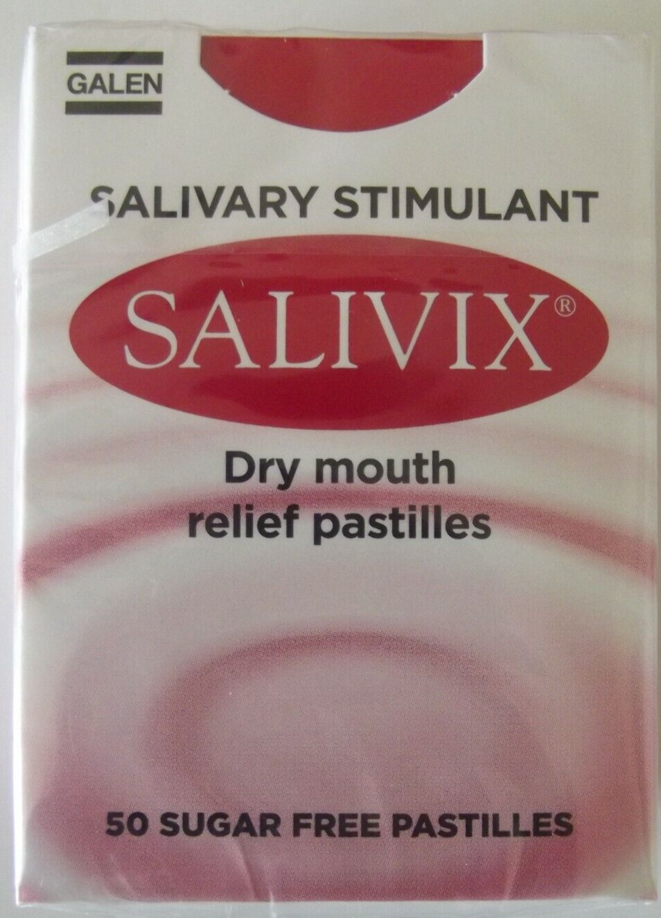 Salivix Salivary Stimulant Dry Mouth Relief Pastilles x 50 Sugar Free ...