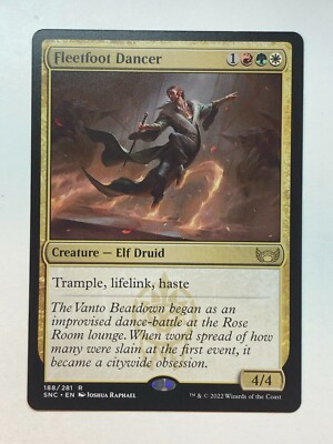 MTG Streets of New Capenna Fleetfoot Dancer 188 NM/M | eBay