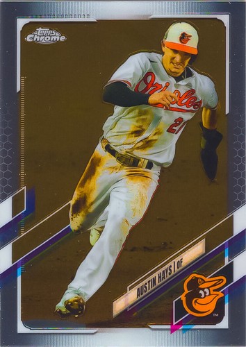 Austin Hays 2021 Topps Chrome Baseball MLB Base Card #143 Baltimore ...