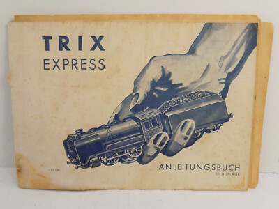 TRIX-EXPRESS / GERMAN 30 PAGE BOOKLET / ANLEITUNGSBUCH / COLLECTIBLE ...
