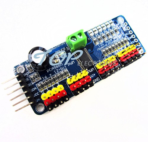 PCA9685 16 Channel 12-bit PWM Servo motor Driver I2C Module Robot M96 ...