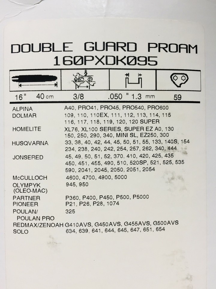 HOMELITE SUPOER EZ AUTOMATIC SUPER EZ SUPER EZ 250 EZ, SEZ 16" BAR ...