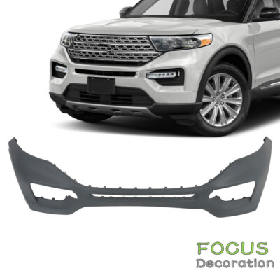 For 2020 21 2022 Ford Explorer Front Bumper Cover W/O Auto Park Holes ...