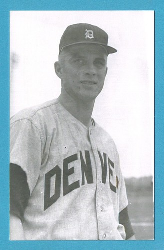 Frank Kostro (Denver) Vintage Minor League Baseball Postcard GRN | eBay