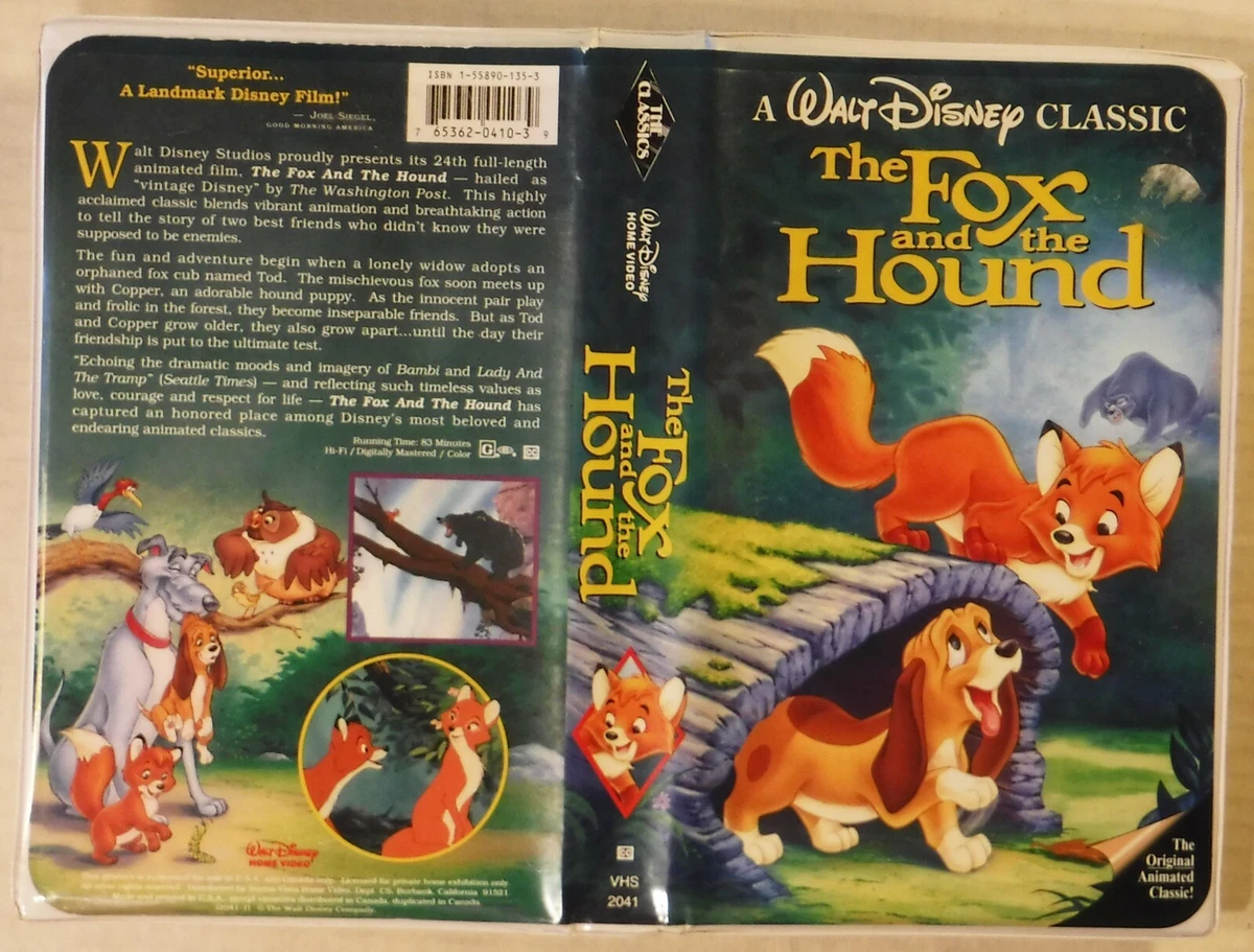 The Fox And The Hound Vhs Ebay