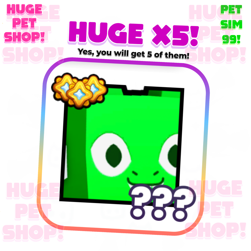 All huge pets! - Pet Simulator 99 - PS99 - CHEAP & Fast Delivery! | eBay