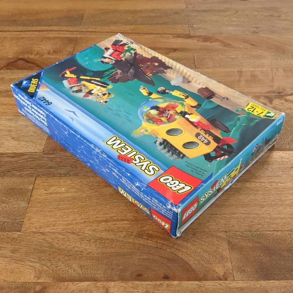 Vintage LEGO System (6442) Divers Sting Ray Explorer Factory-Sealed Box ...