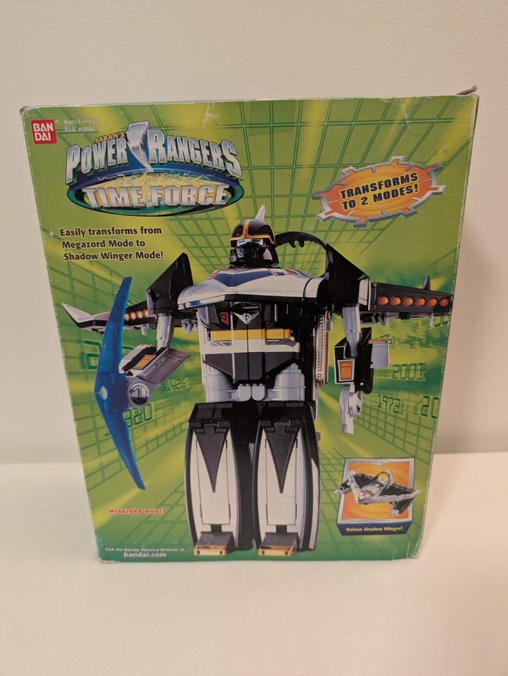 Power Rangers Time Force Deluxe Time Shadow Megazord Bandai 2001 IN BOX ...