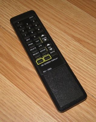 Genuine Jerrold (RC-OSD) Cable Box Remote Control With Battery Cover | eBay