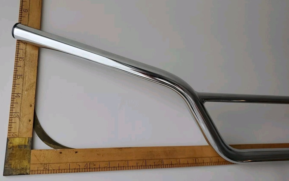 CZ MX BEND 7/8" HANDLEBARS VINTAGE MOTOCROSS BARS AHRMA CHROME ...