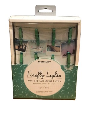 Firefly Lights Mini Clips Chrome Turquoise | eBay