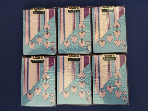 36 Decks Vintage Hoyle Playing Cards Sealed New Old Stock Poker Size US ...