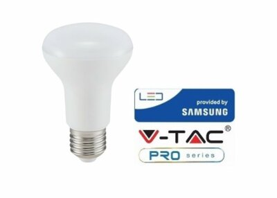 Lampadina led 8W Bulb Reflector R63 Chip Samsung V-TAC PRO attacco E27 ...