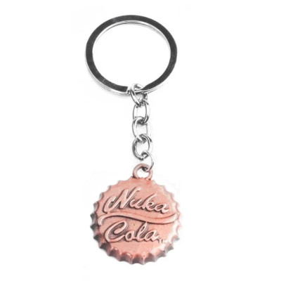 NEW Fallout Keychain NUKA COLA Bottle Cap Metal Keyring Keychain | eBay