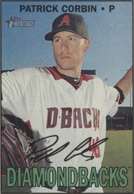 2016 Topps Heritage High Number - Patrick Corbin #581 Gum Damage Back ...