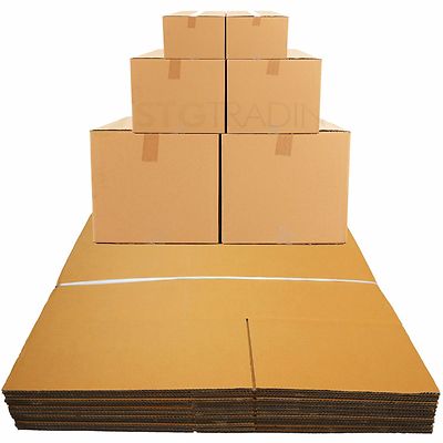 20 STRONG DOUBLE WALL MAILING CARDBOARD BOXES 18X18X12" | eBay UK