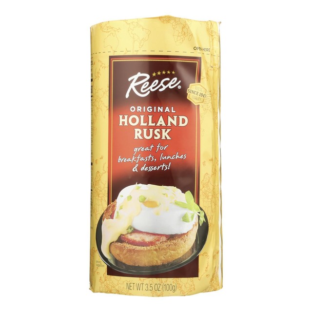Reese Imported Original Holland Rusk Light Crisp Toast 3.5 Oz (pack of ...