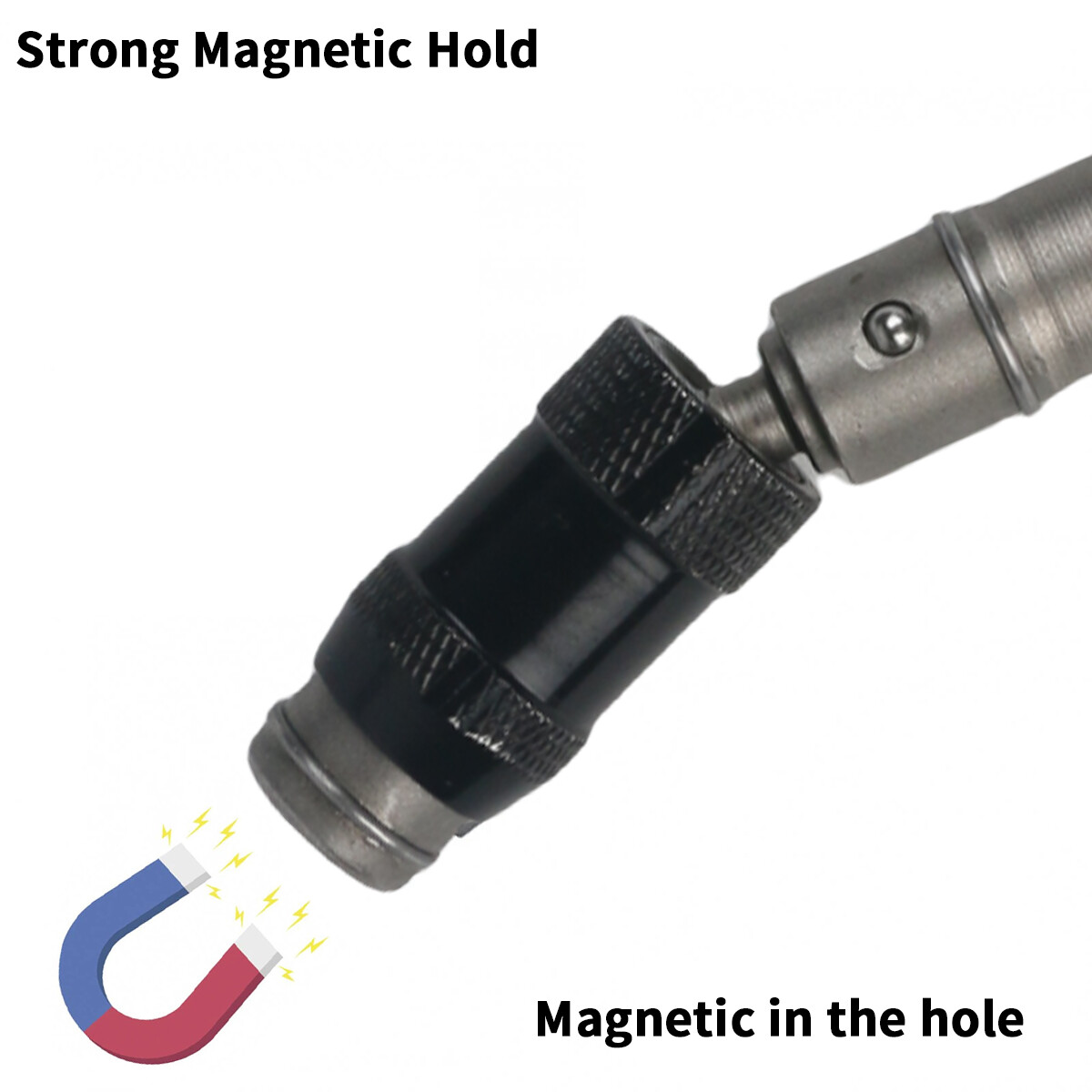 Steel Impact Magnetic Pivoting Bit Tip Holder Swivel Screw Drill Bits ...