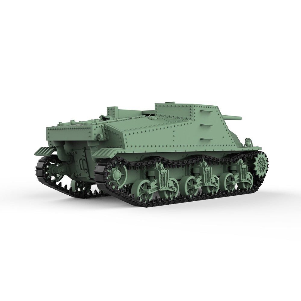 SSMODEL 500 1/72 25mm Military Model Kit US T40 3inches Artillery Tank ...