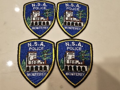 Lot 4 CALIFORNIA - N.S.A.(Naval Support Activity) Monterey Police patch ...