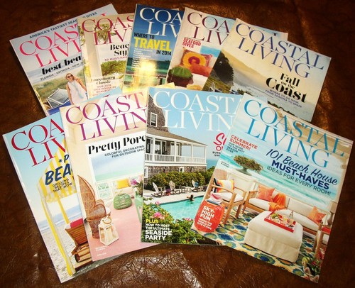 Coastal Living Magazines 2014 to 2018 Beach Cottage Tropical Island ...