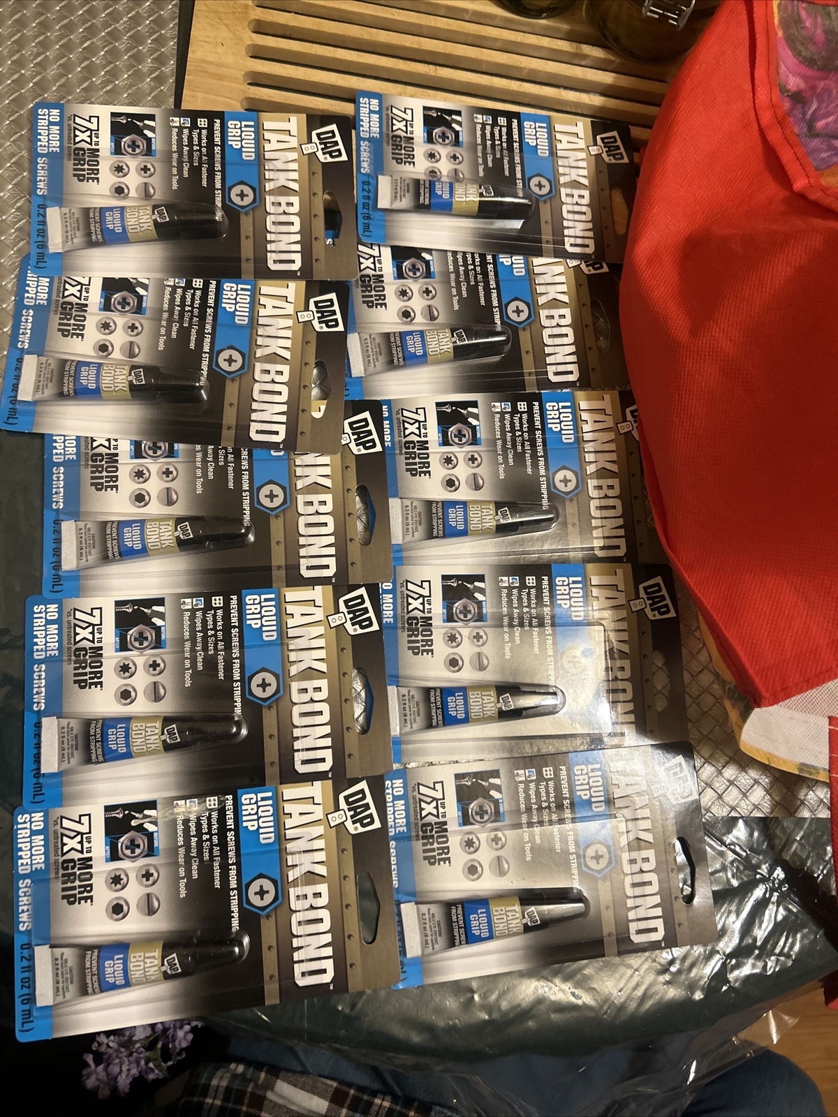 Lot of Ten Liquid Grip Clear Prevents Screws from Stripping 0.2oz Dap ...