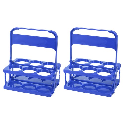 3Stk Faltbar Becher Halter mit Handgriff 10"Plastik Getränketräger 6 ...