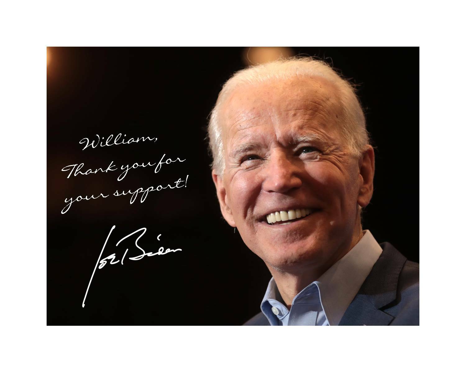 Joe Biden 8x10 signed photo Personalized President autographed democrat ...