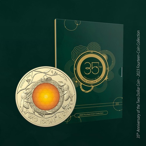 RAM 2023 35th Anniversary of the $2 Two Dollar Coin 14 coin UNC - IN ...