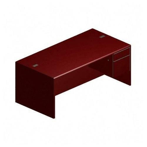 Hon 10700 Series Single Right Pedestal Desk - 72" Width X 36" Depth X ...