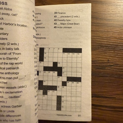 Kappa - Take Along - Large Print Crossword Books - Vol 145 - Puzzles ...