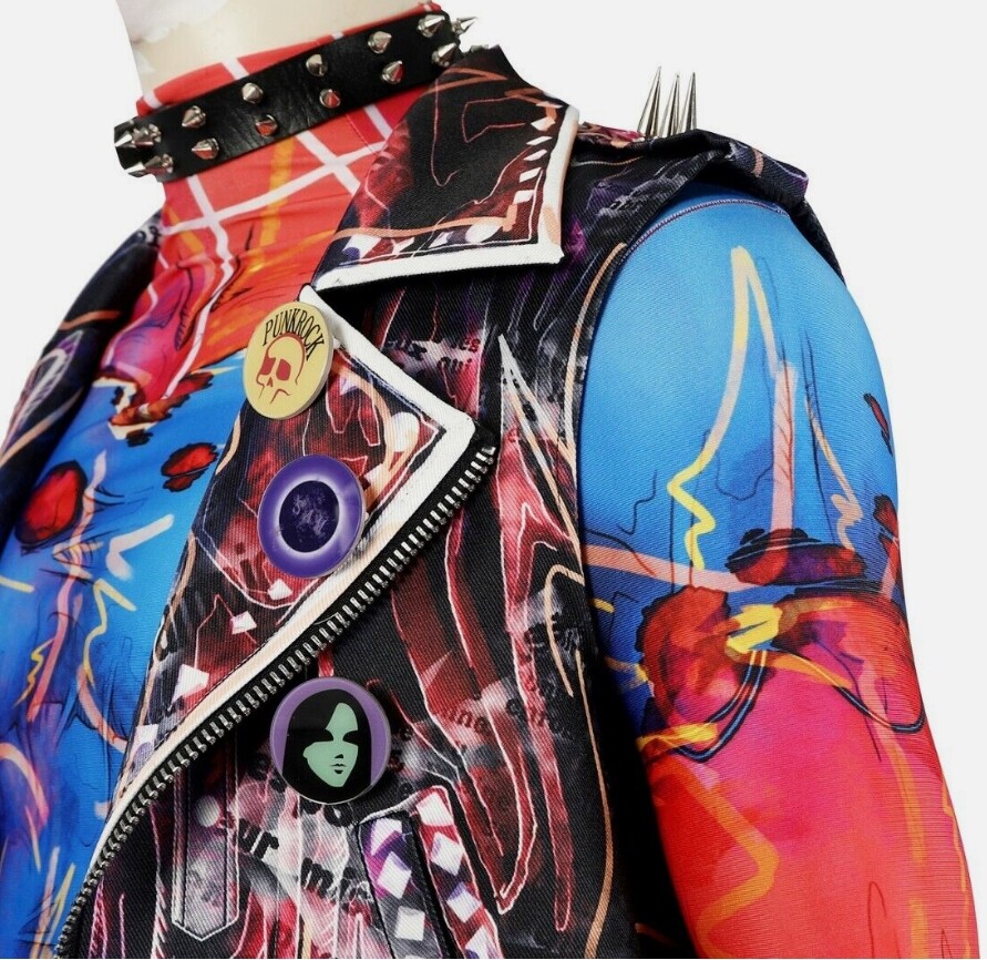 Spiderman Across The Spider-Verse Hobie Brown Cosplay Costume Punk Free ...