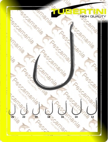 Hameçon Tubertini Serie 800 Tête Queue moyenne Fil grossier Sans ...